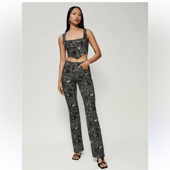 Reformation | Pants & Jumpsuits | Reformation Peyton Style Zine High ...